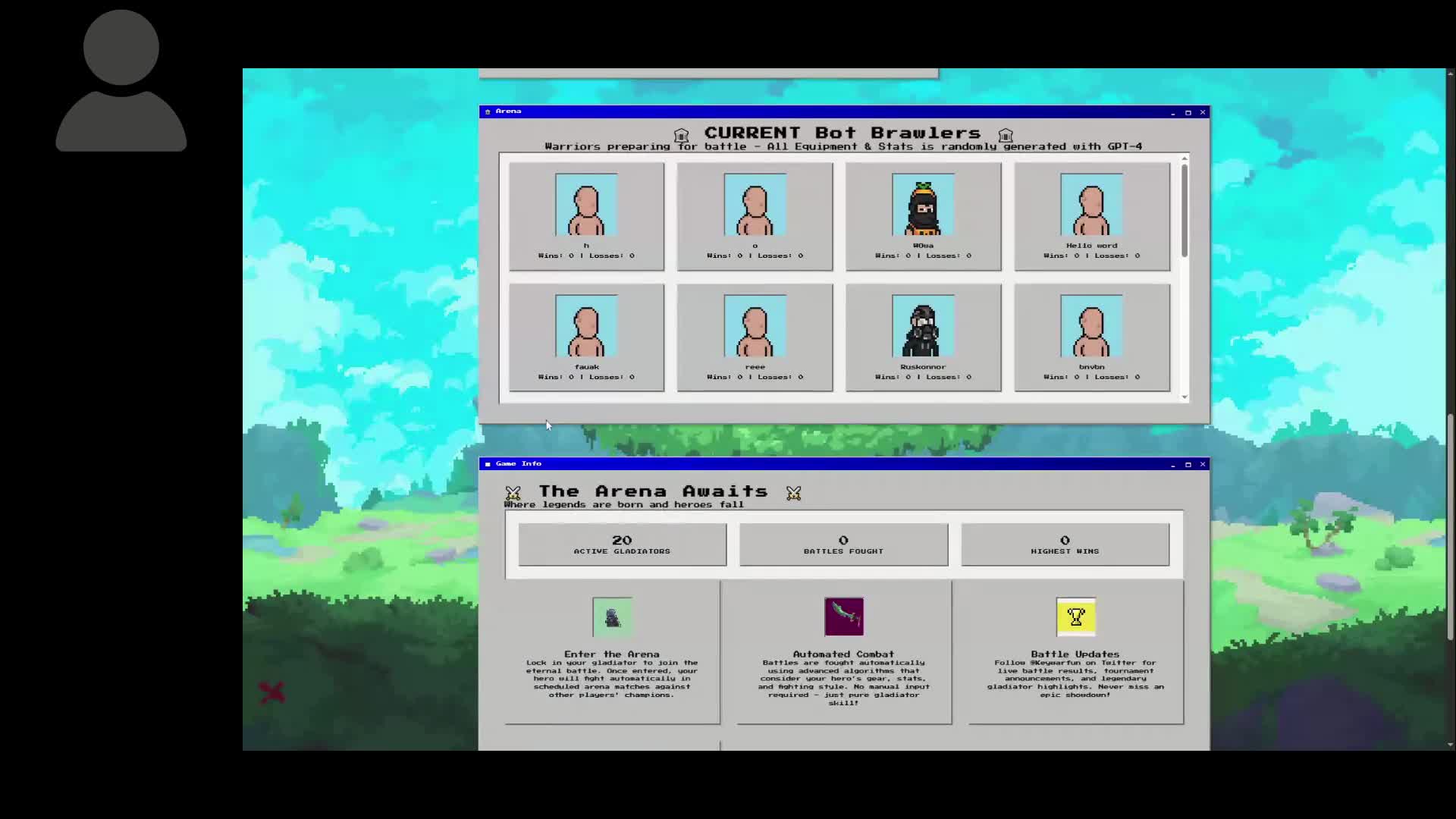 Bot Brawlers Arena | GPT Game (ARENA) - Pump