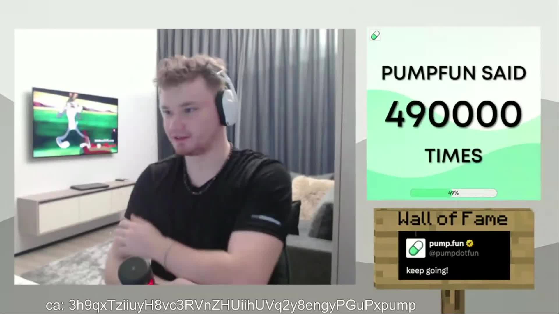 Saying Pumpfun 1MIL Times Live (1MIL) - Pump