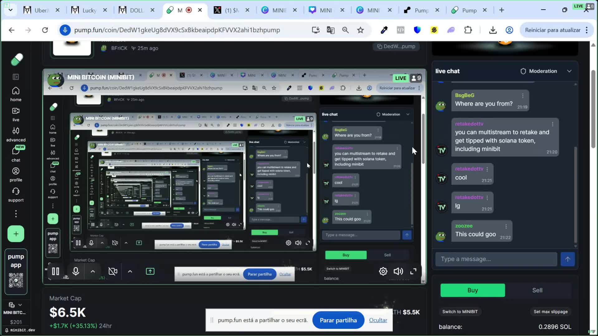 MINI BITCOIN (MINIBIT) - Pump